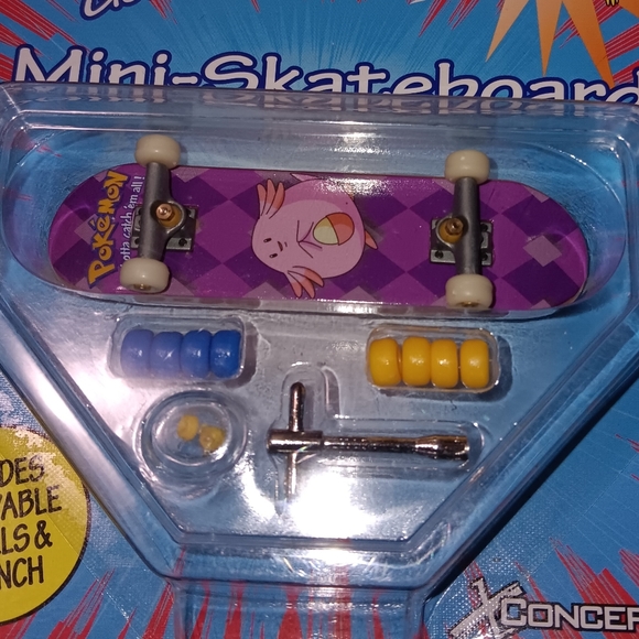 Pokemon | Other | New 999 Pokemon Mini Finger Skateboard Vintage 9s Toy ...